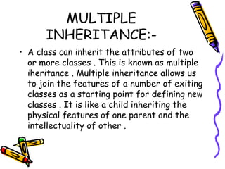 Topic inheritance | PPT | Programming Languages | Computing