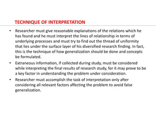 Topic interpretation of data and its analysis | PPTX