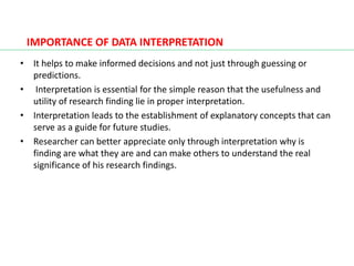 Topic interpretation of data and its analysis | PPTX