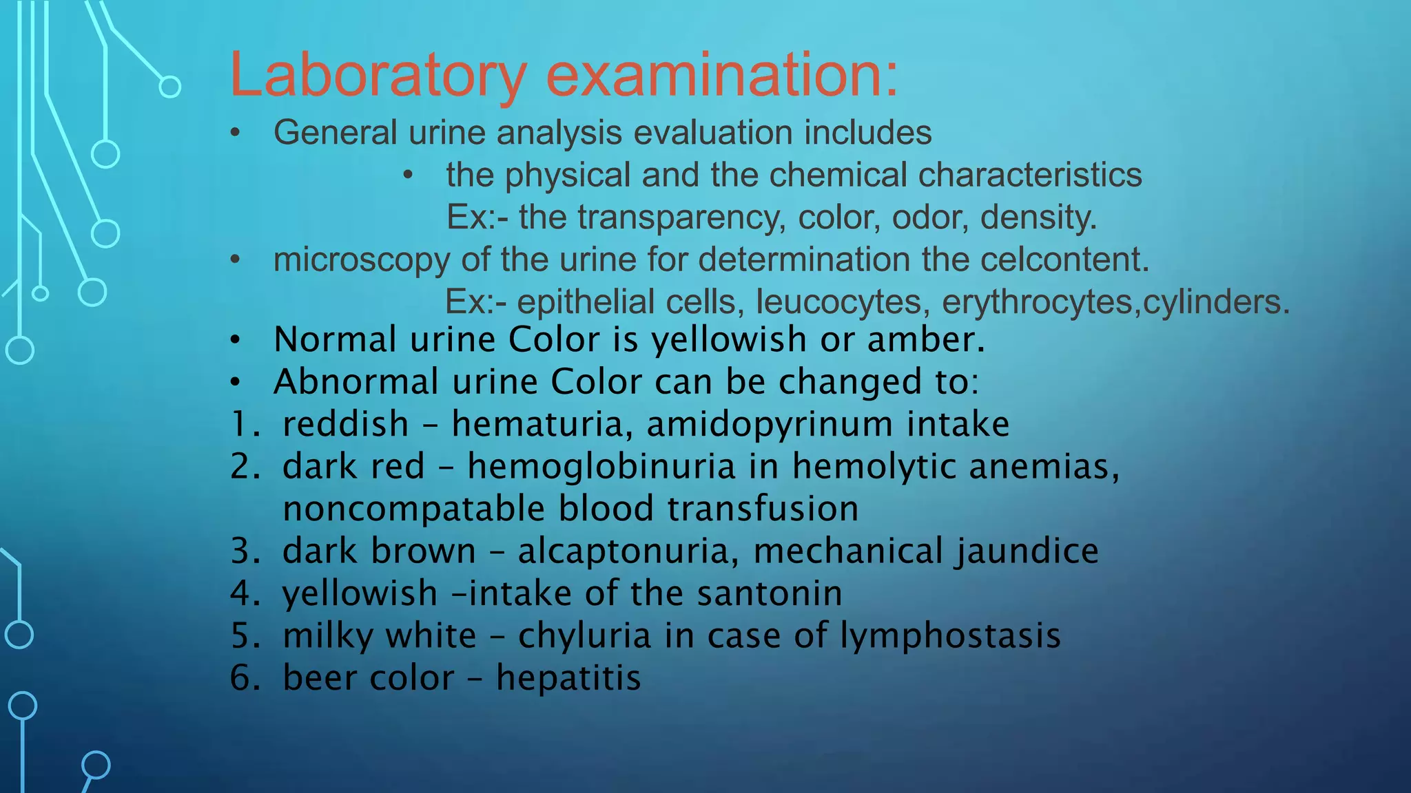 Topic laboratory and instrumental methods of studying the kidneys and ...