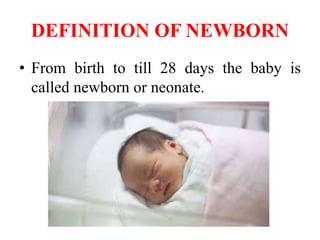 Topic minor disorders of the newborn | PPTX