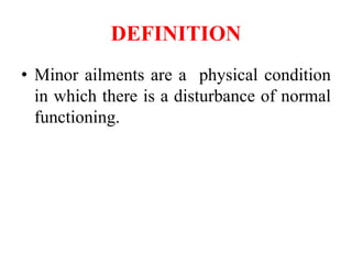 Topic minor disorders of the newborn | PPTX
