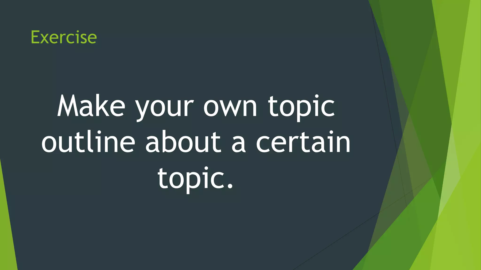 Topic outline | PPTX