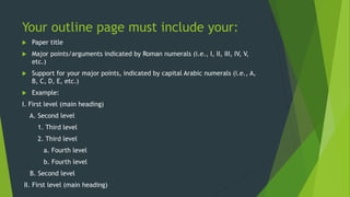 Topic outline | PPTX