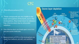 Topic ozone deplation final ppt | PPTX