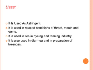 Topic pale catechu basant | PPTX