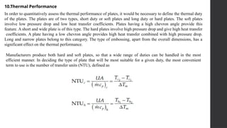 Design and Thermal Analysis of Plate Type Heat Exchanger | PPTX