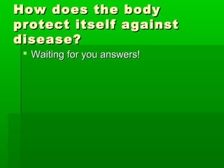 Topic.ppt;disease as afailure of homeostasis | PPT