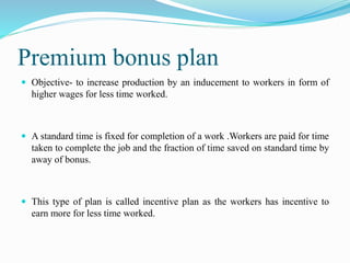 premium bonus plans | PPT