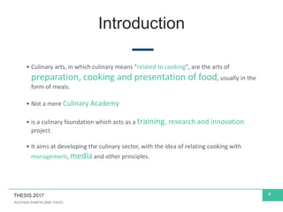 Culinary Arts Centre | PPTX