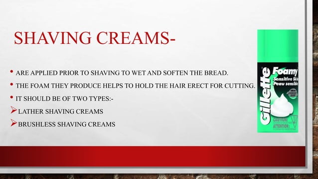 Topic shaving preparations | PPTX