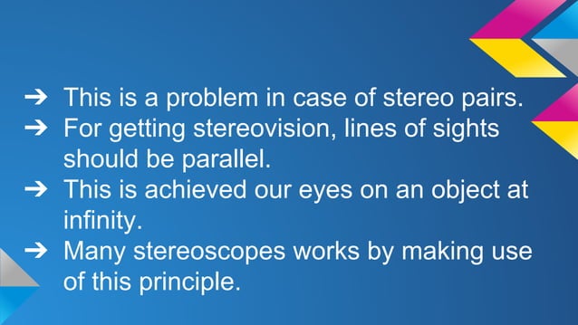 Topic stereoscopy, Parallax, Relief displacement | PDF | 3-D Graphics | Computer Software and ...
