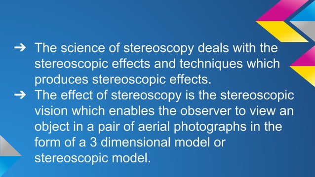 Topic stereoscopy, Parallax, Relief displacement | PDF | 3-D Graphics | Computer Software and ...