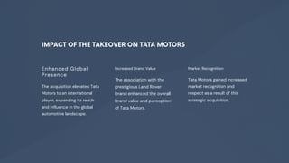 TATA TAKEOVER LAND ROVER merger with all info | PPT