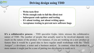 Topic tdd-and-bdd b4usolution | PPT
