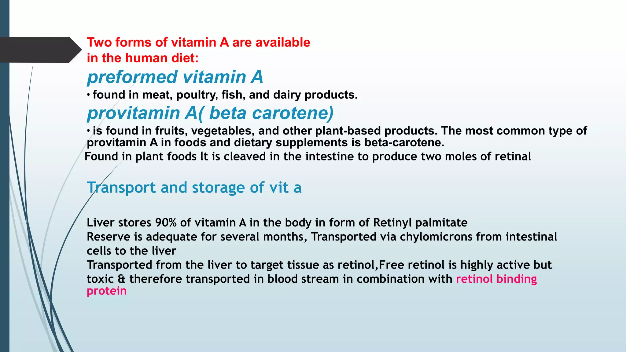 Topic vitamin a | PPT