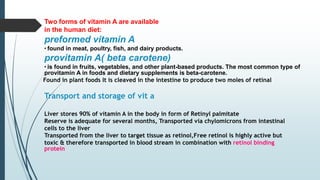 Topic vitamin a | PPT