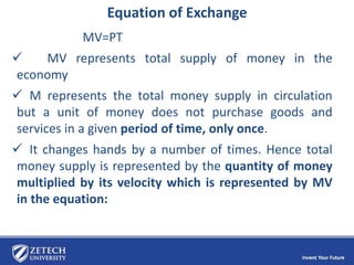 TOPIC 03-QNTY THEORY OF MONEY;FISHERS APPROACH.pptx