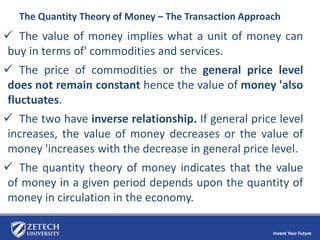 TOPIC 03-QNTY THEORY OF MONEY;FISHERS APPROACH.pptx