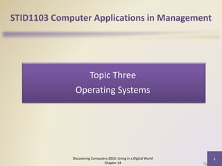 Operating systems | PPT