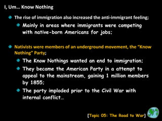 Topic.05 The Road to War | PPT