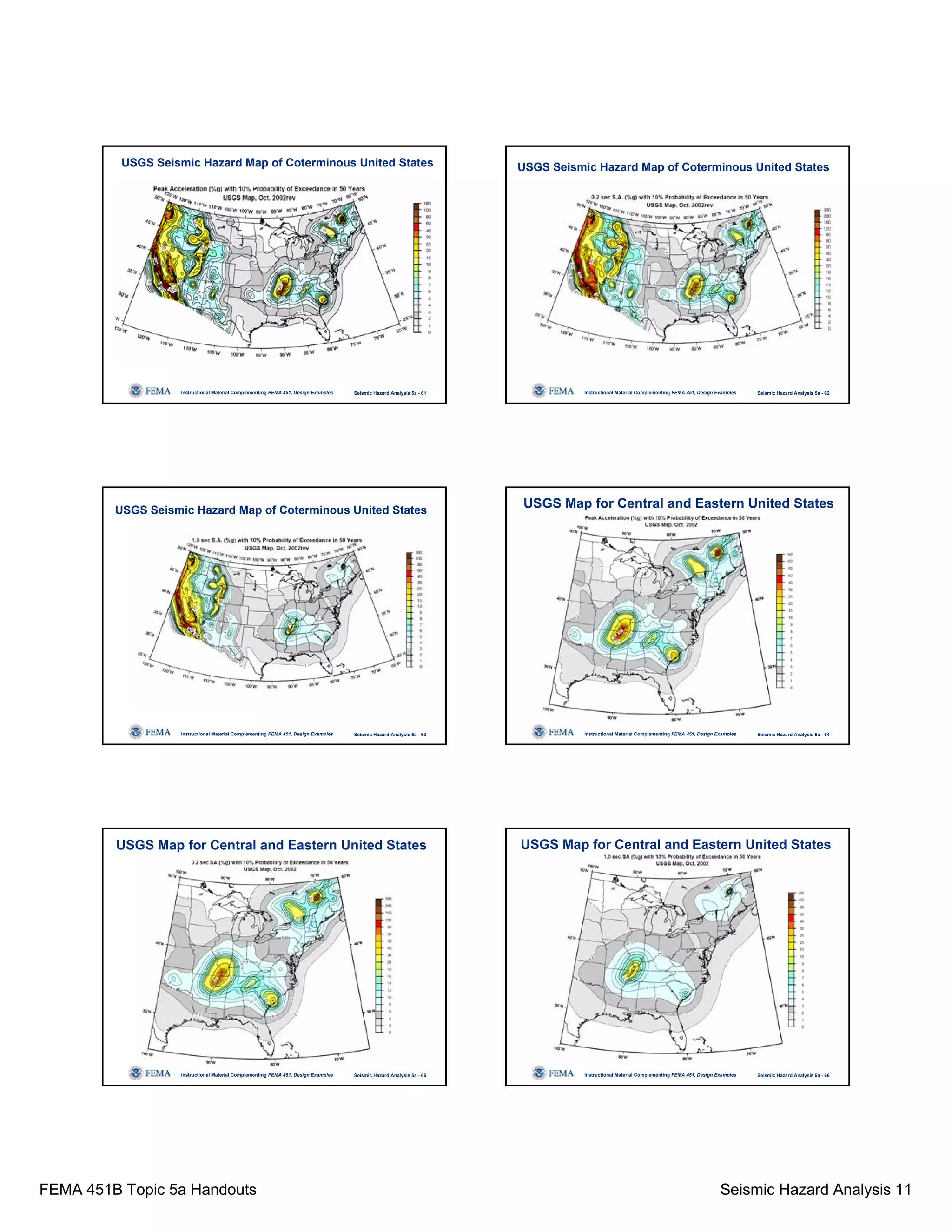 Topic05a seismic hazardanalysishandouts | PDF