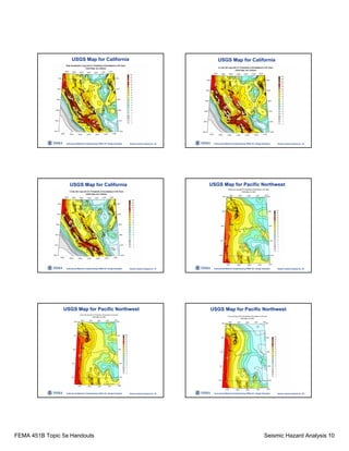 Topic05a seismic hazardanalysishandouts | PDF