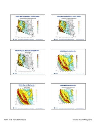 Topic05a seismic hazardanalysishandouts | PDF