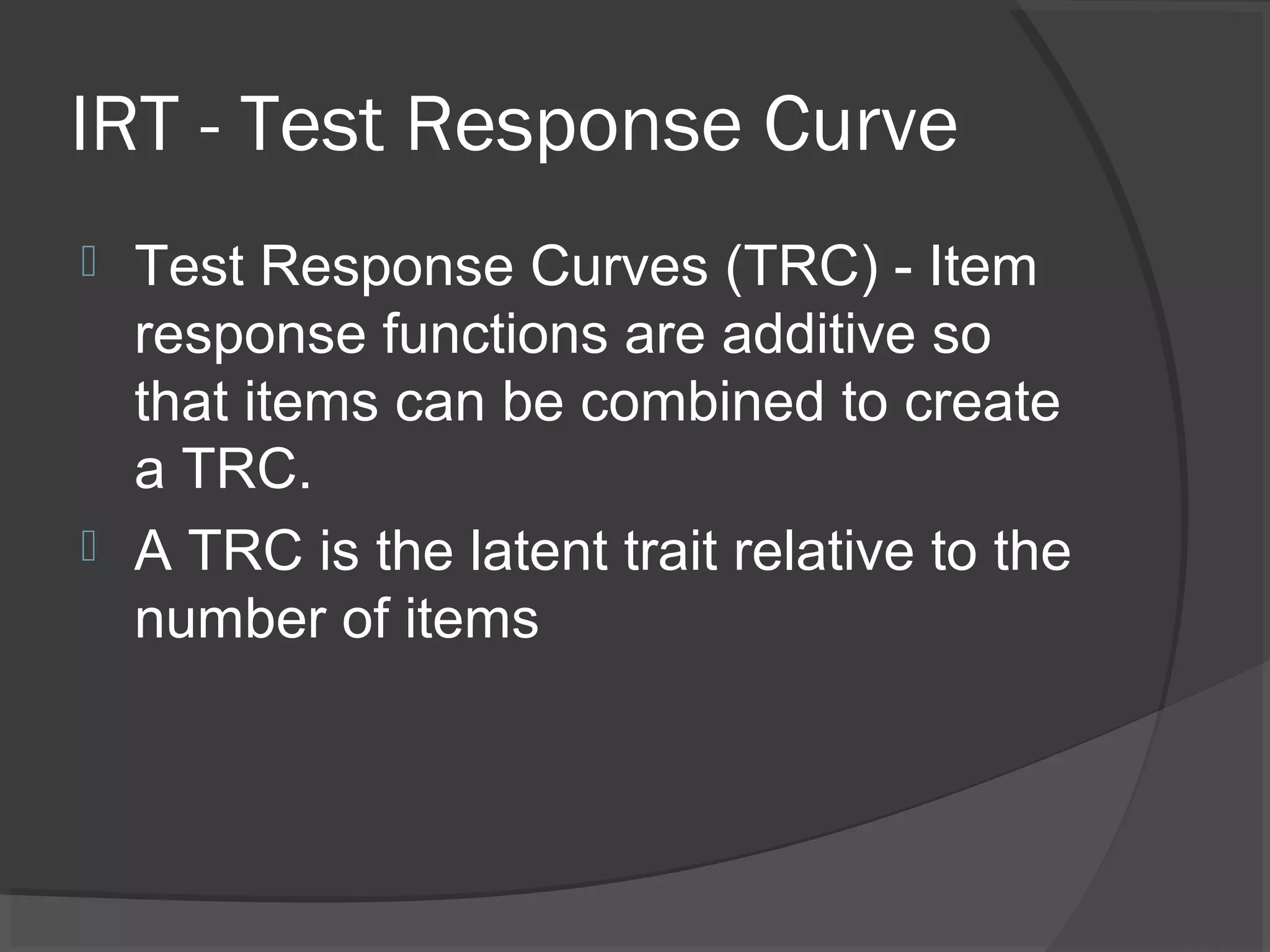 Introduction to Item Response Theory