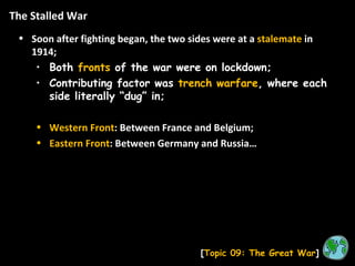 Topic.09 The Great War | PPT