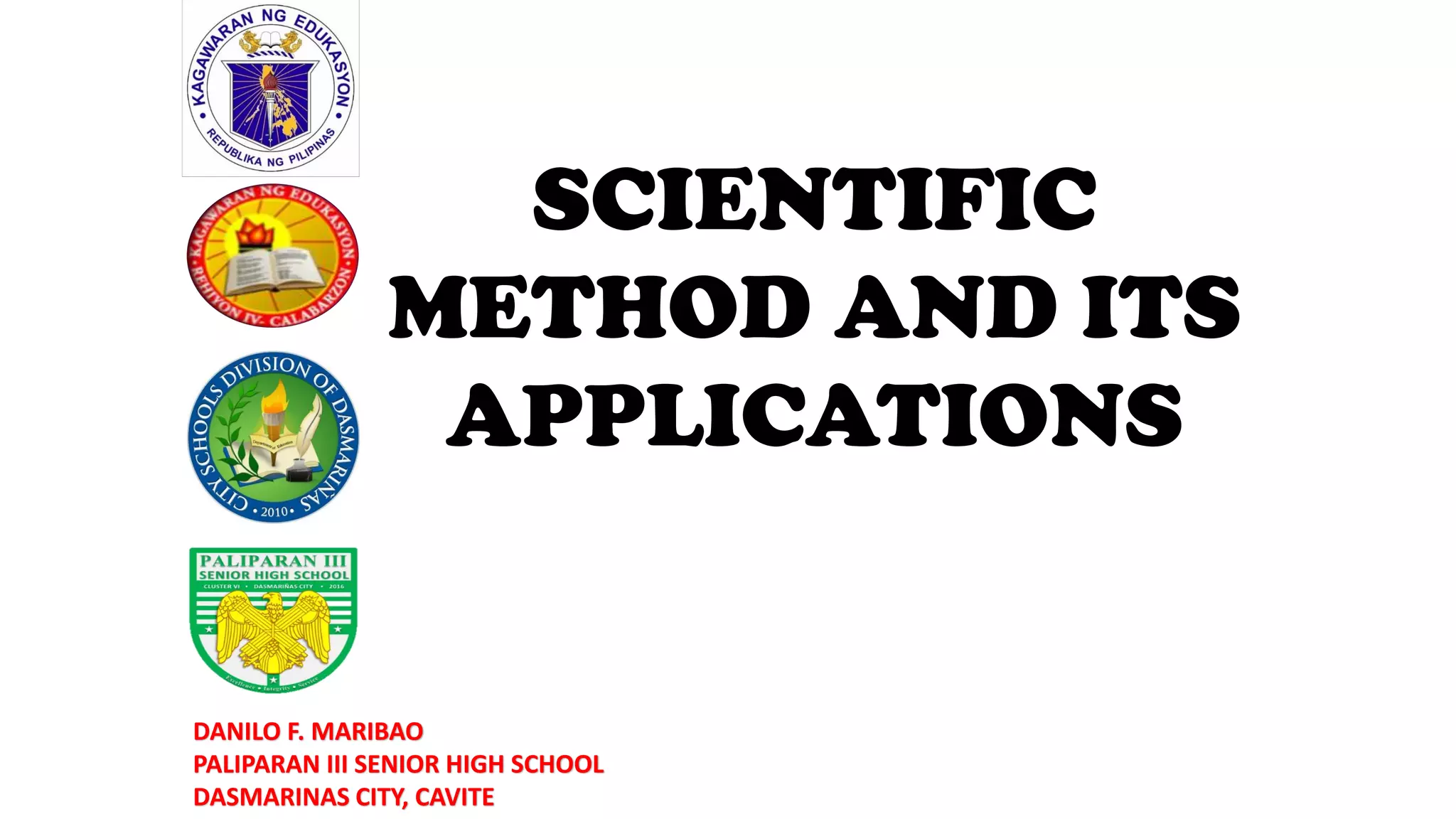 Topic 1 1 - diss-scientific method | PDF