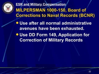 Topic 1.10 enlisted service records and military comp | PPT