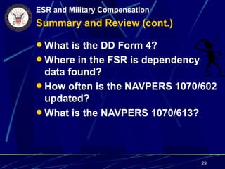 Topic 1.10 enlisted service records and military comp | PPT