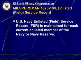 Topic 1.10 enlisted service records and military comp | PPT
