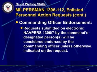 Naval Writing skills | PPT