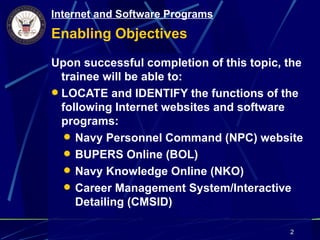 Navy Internet and software programs | PPT
