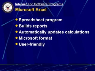 Navy Internet and software programs | PPT