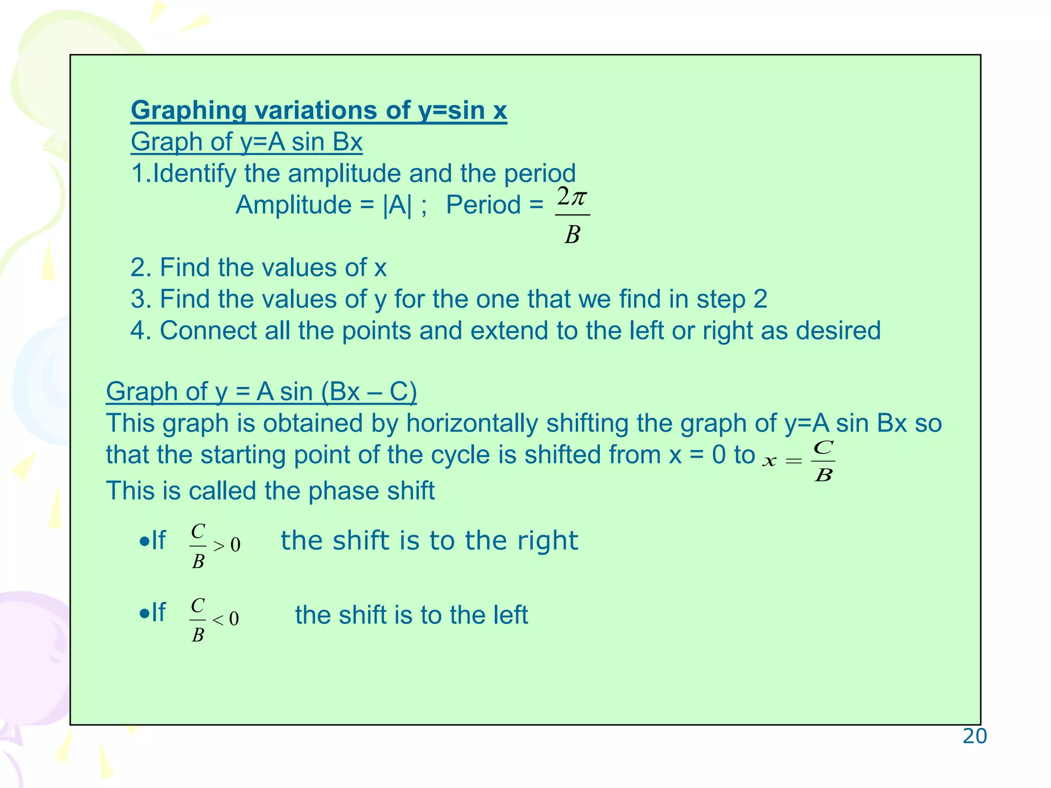 Trigonometry Functions | PPT