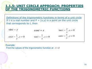 Trigonometry Functions | PPT