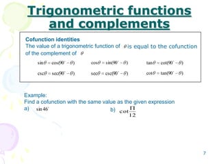 Trigonometry Functions | PPT
