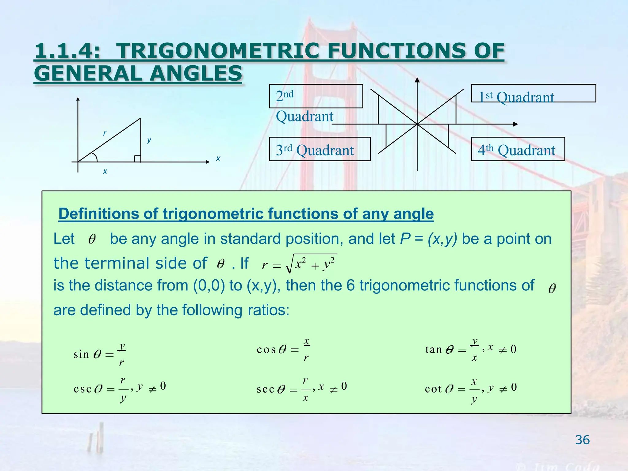Trigonometry and trigonometric ratios angles | PPTX
