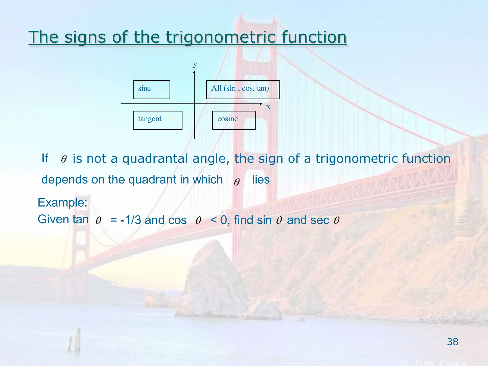 Trigonometry and trigonometric ratios angles | PPTX