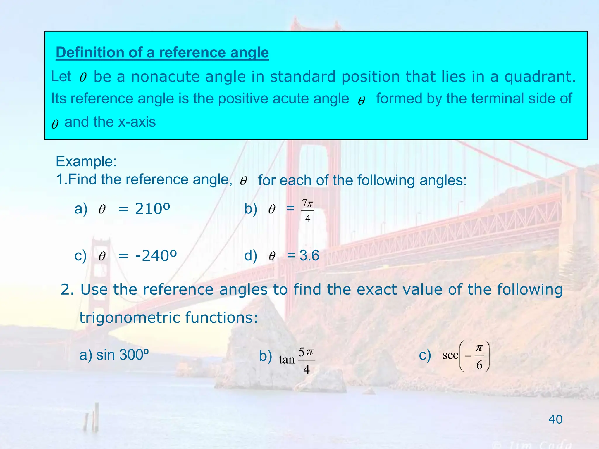 Trigonometry and trigonometric ratios angles | PPTX