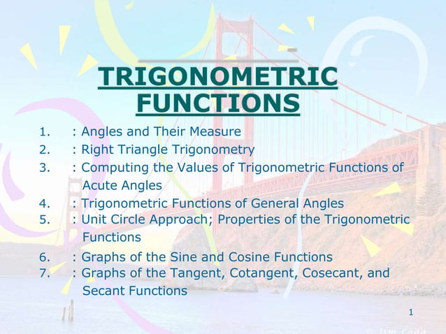 Trigonometry and trigonometric ratios angles | PPTX | Geography | Science