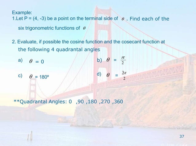 Trigonometry and trigonometric ratios angles | PPTX | Geography | Science