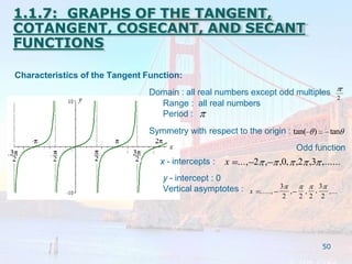 Trigonometry and trigonometric ratios angles | PPTX