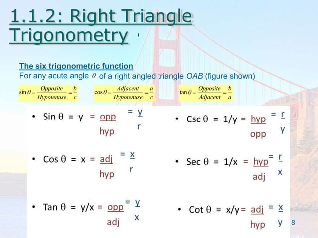 Trigonometry and trigonometric ratios angles | PPTX | Geography | Science