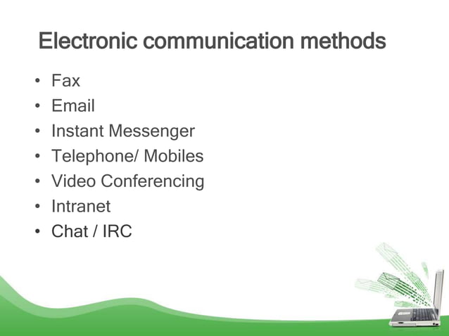 Topic 1 2 Principle Of Communication In Networking Ppt