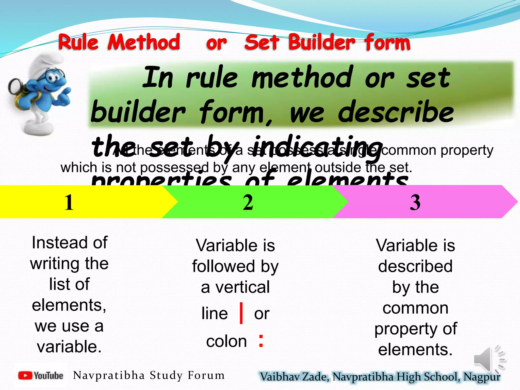 Methods of writing sets | PPTX