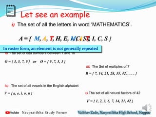 Methods of writing sets | PPTX